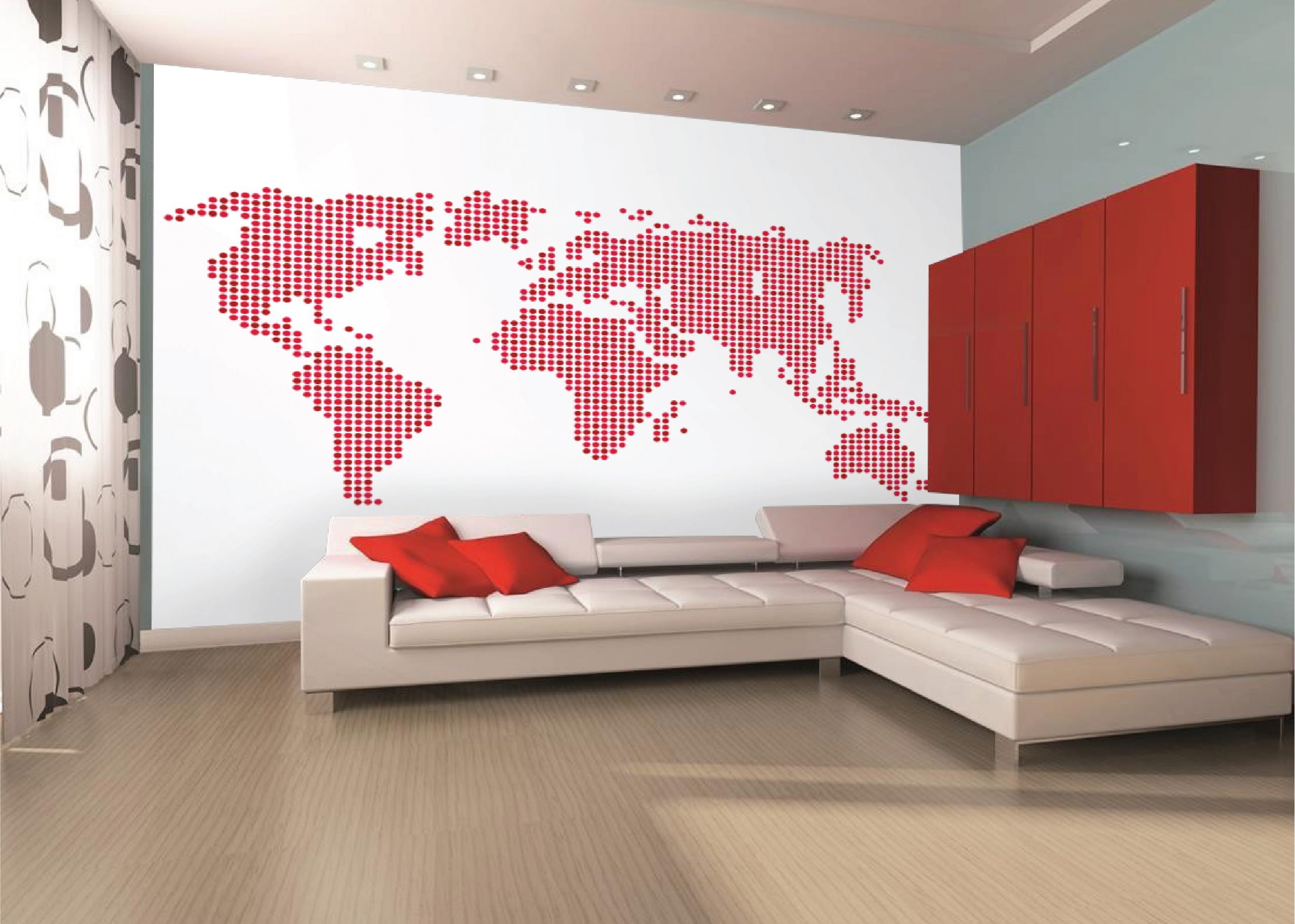 Buy World Maps Wall Graphics today | Digitalliving.ie World Maps Wall ...